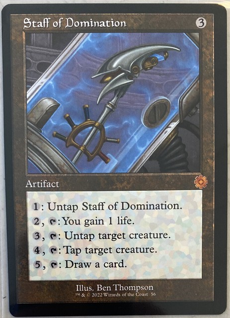 MTG Staff of Domination The Brothers' War Retro Artifacts 56 Regular ...