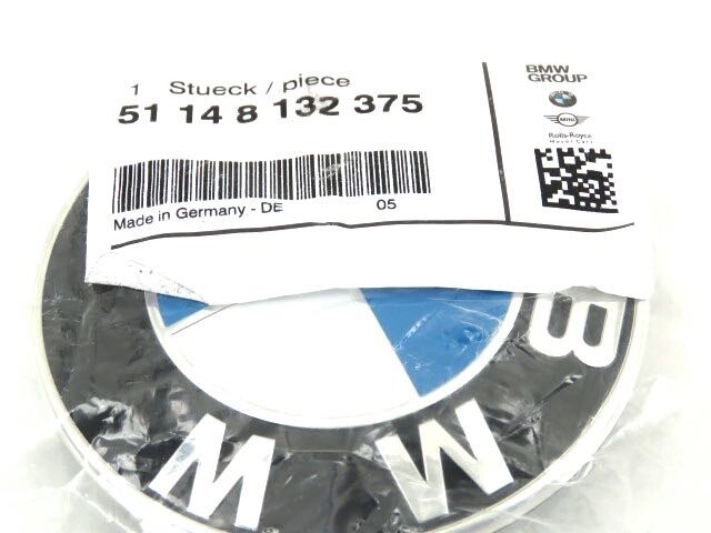 Genuine New BMW BONNET BADGE 1-Series E81 E82 E87 E88 E92 3-Series E30 ...