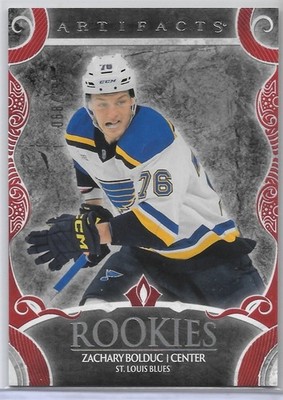 ZACHARY BOLDUC 24-25 UD ART. RUBY ROOK. SP RC/# 68/399/MONTREAL ...