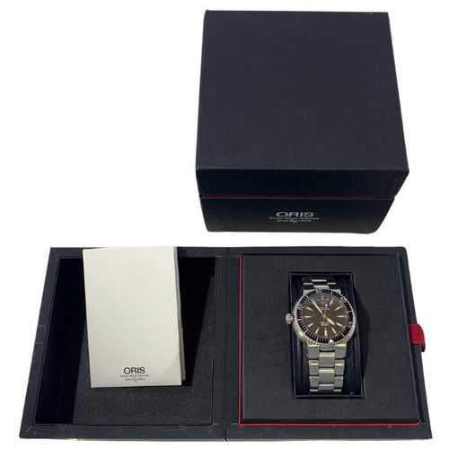 Oris Divers 300m Date 7533P Automatic SS Black Dial 44mm Grade B Used ...