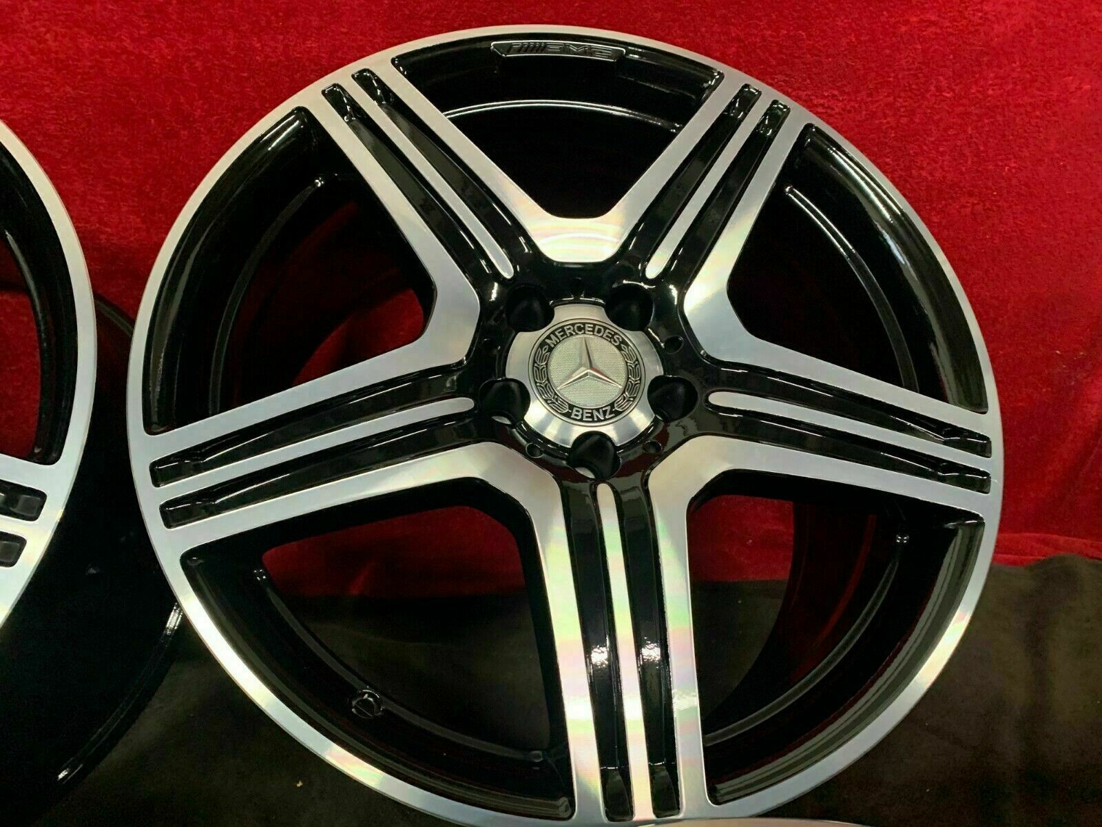 Amg Rims 9 + 10 x 19 Mercedes W212 E63 C218 X218 Cls63 Cls55 C219 R230 ...