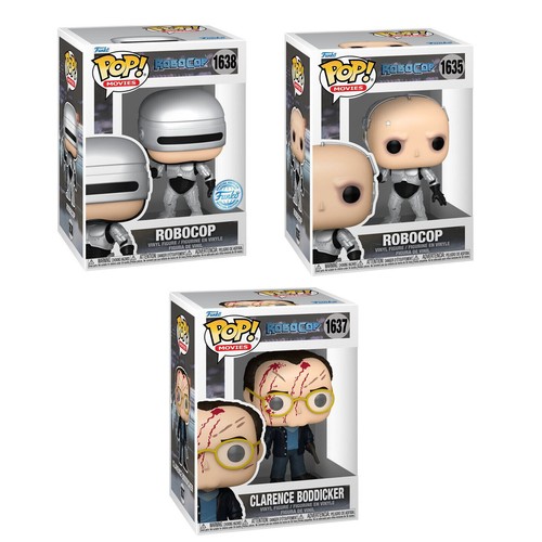 Robocop 1987 - Clarence Boddicker Alex Murphy Pop! Vinyl Figure 3 ...