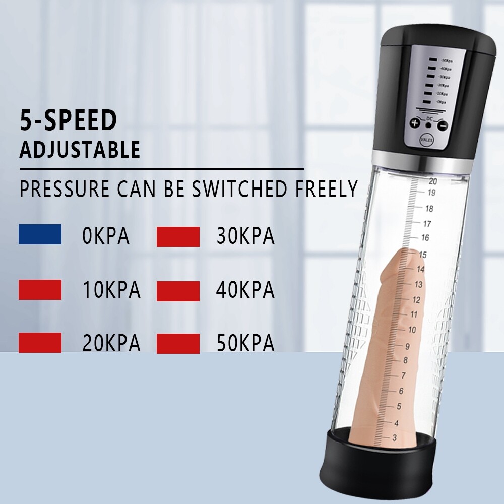 Eleectric Penis-Vacuum-Pump Enlarger Enhancement Sleeves Male Bigger ...