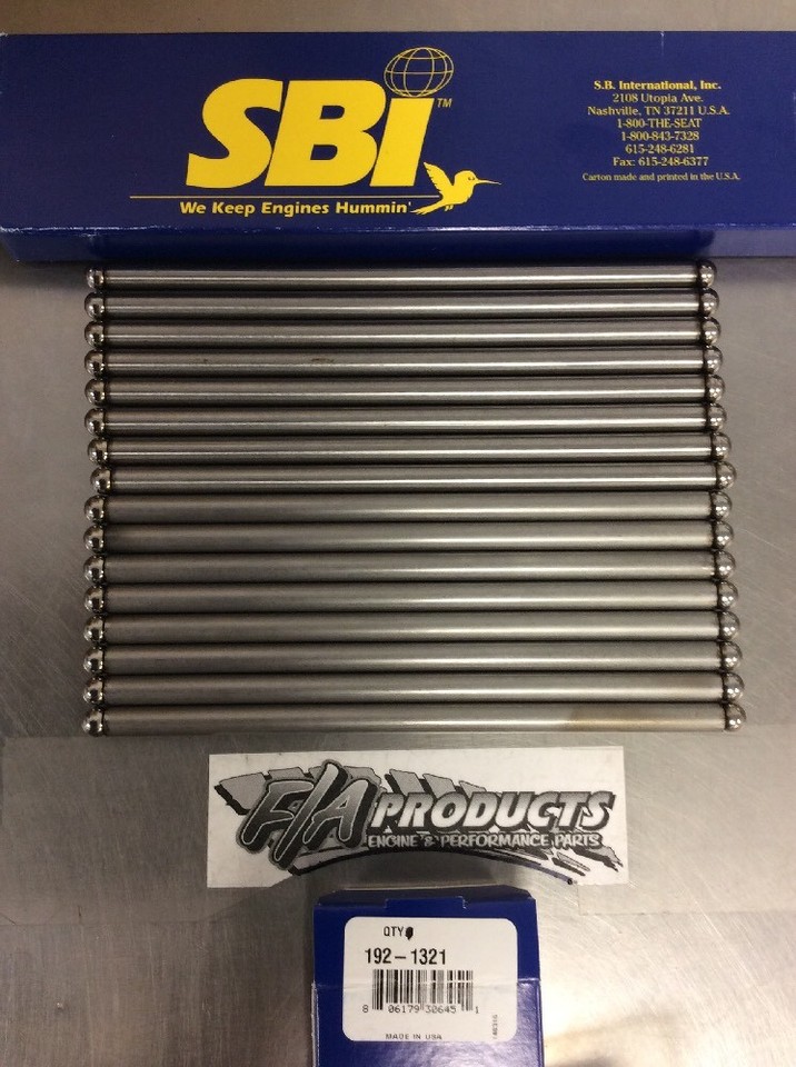 Ford Small Block 221 260 289 302 V8 1962 To 1969 Pushrod Set Of 16 SBI ...