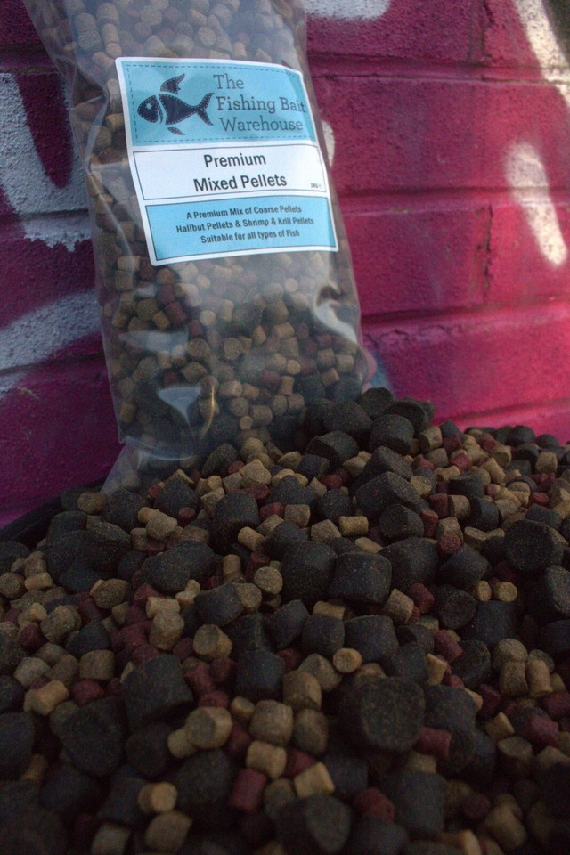 Premium Mixed Pellets 20kg, Carp Fishing Pellets, Tench, Halibut FREE ...