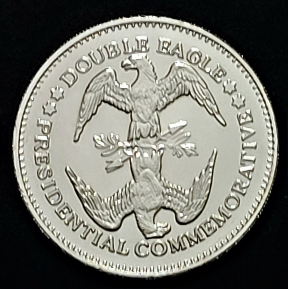 1991 George W. Bush Double Eagle Series-AA Layered .999 Silver Coin | eBay