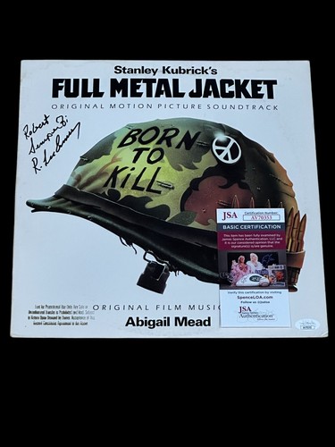 R. Lee Ermey USMC Full Metal Jacket Signed Autograph Record Album Vinyl ...