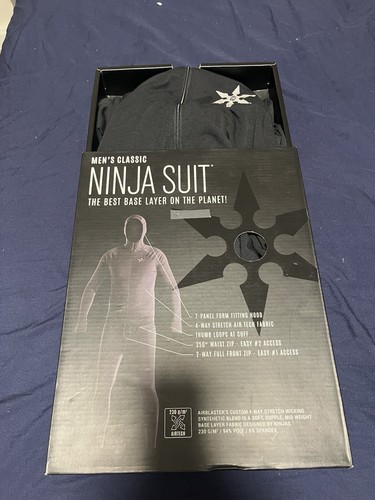 Airblaster Classic Ninja Suit Men's Bodysuit, Black, Medium | eBay