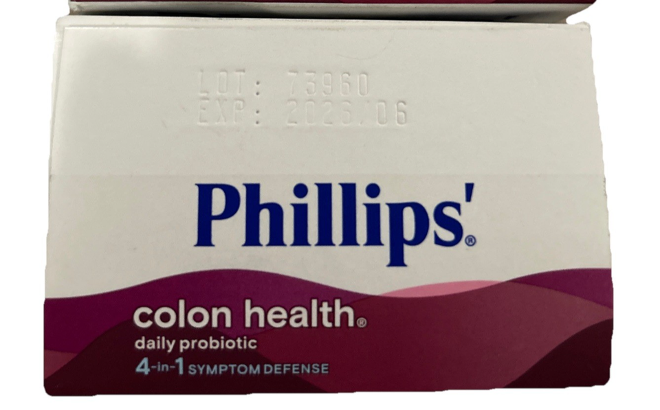 Phillips Colon Health Daily Probiotic Dietary Supplement 30ct Exp 12/26 ...