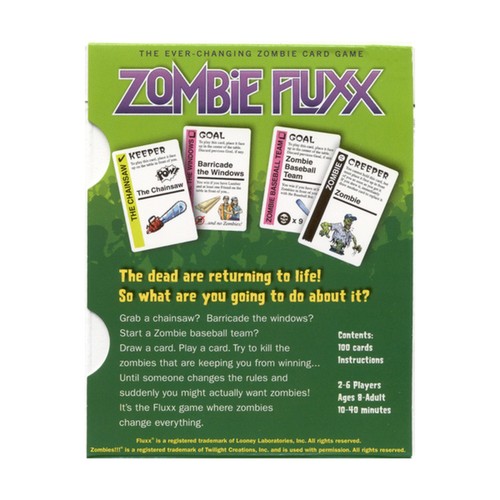Looney Labs Card Game Zombie Fluxx 1.2 Box VG+/NM | eBay