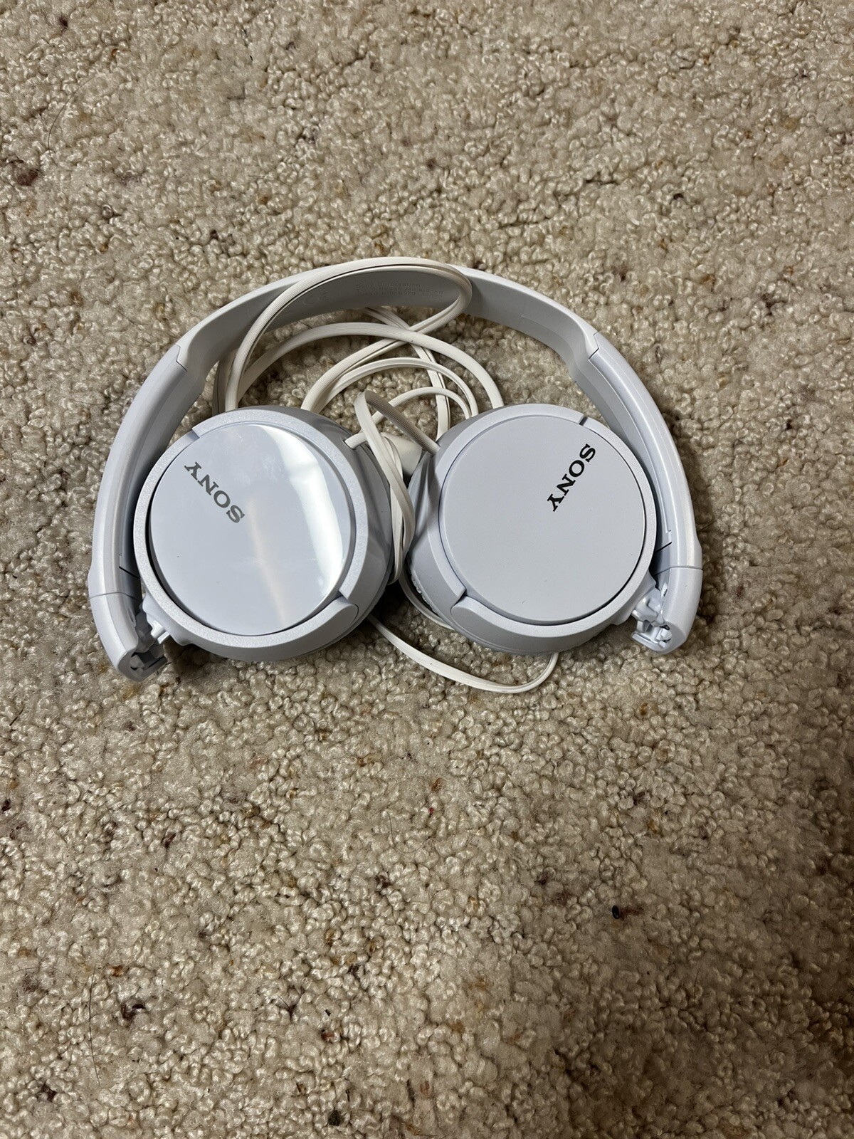 Sony MDRZX110/WHI ZX Series Stereo Headphones, MDR-ZX110 White ...