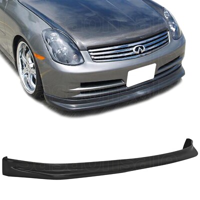 [SASA] Fit for 2003-2004 Infiniti G35 4dr Sedan Bumper N1 PU Front Lip ...
