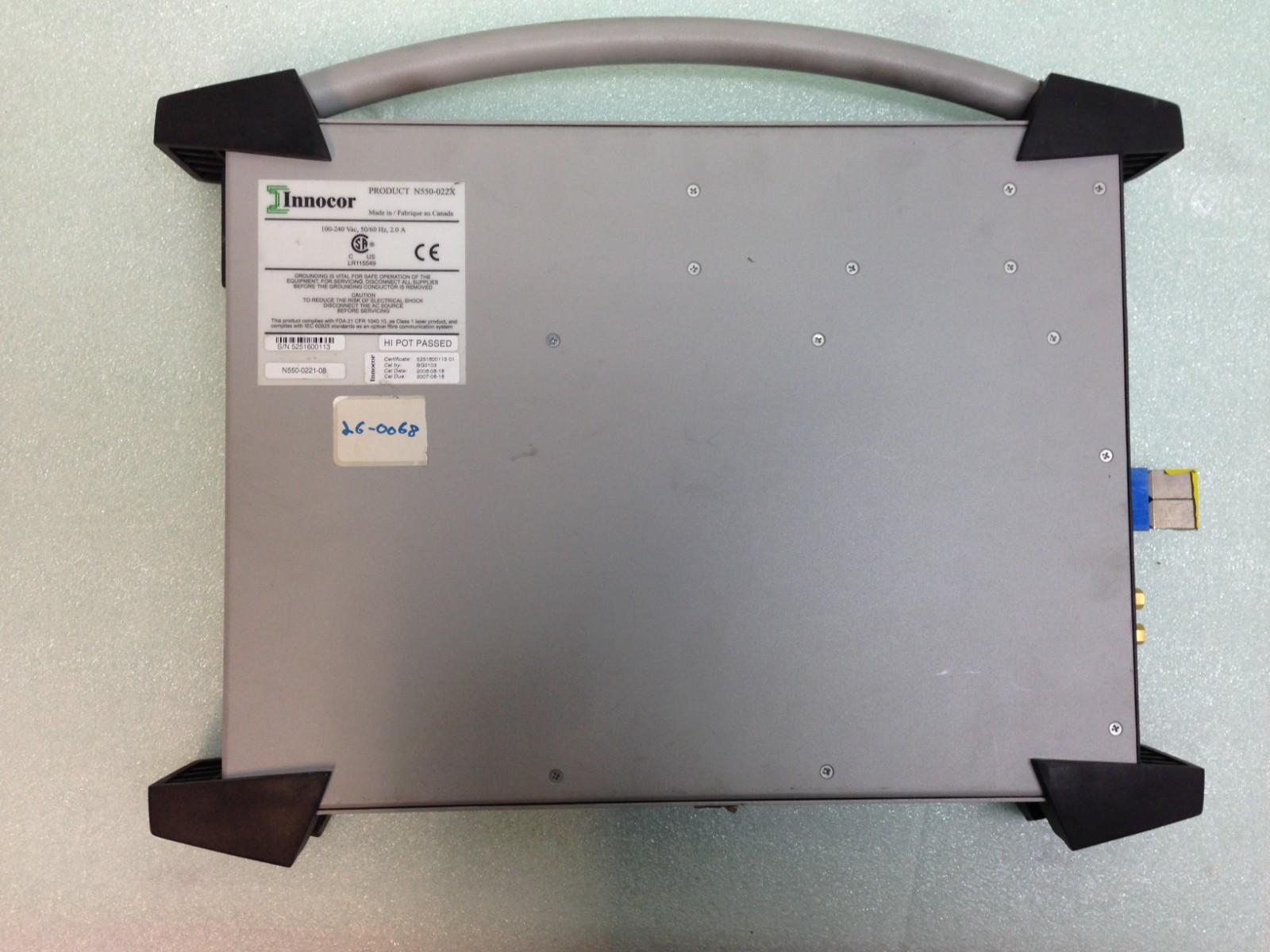 Innocor JDSU TestPoint TS-10 N550-0221-08, N55-022X | eBay