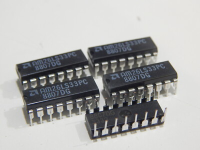 AMD AM26LS33PC QUAD DIFFERENTIAL LINE RECEIVER RS-422 RS-423 - LOT OF 5 ...