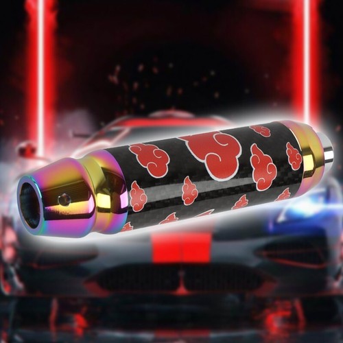 JDM Anime Cloud Neo Chrome Carbon Fiber Automatic Stick Gear Shift Knob ...