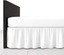 DEEP BASE PLAIN DYED Frilled Base VALANCE SHEETS POLY COTTON SINGLE ...