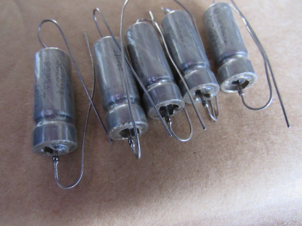 140uF, 60V, 20% Sprague M39006/22-0599 Capacitor Tantalum Wet JAN MIL ...