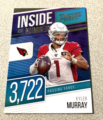 2020 Panini Prestige Inside The Numbers #IN-KM Kyler Murray Cardinals ...