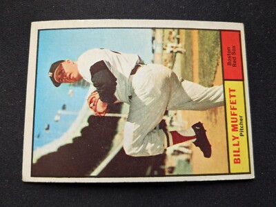 1961 Topps Baseball Card # 16 Billy Muffett - Boston Red Sox (VG/EX) | eBay