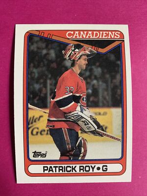 🐶 1990-91 Topps Patrick Roy #219 Montreal Canadiens | eBay