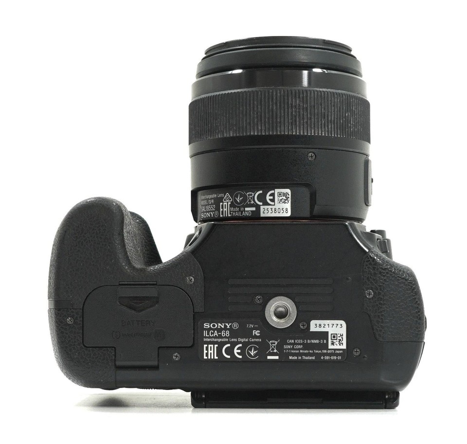 Sony Alpha a68 24.2MP Digital SLR Camera W/ 18-55mm Lens - Free ...