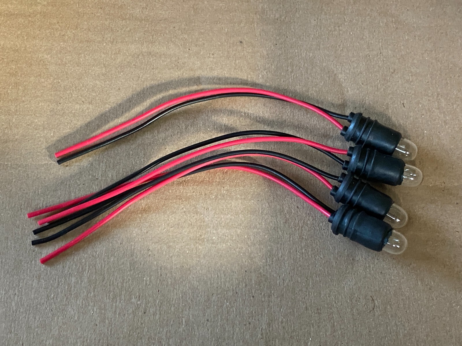 4 New Replacement Wedge Lamp Sockets w/ Incandescent bulbs for Pioneer ...