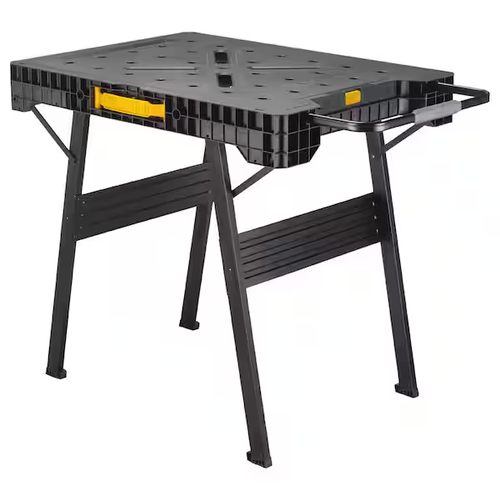 dewalt workbench folding table lightweight sturdy large surface work ...