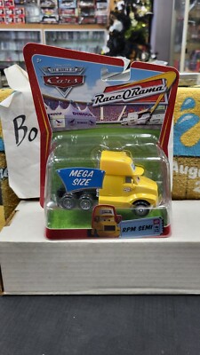 NIB RPM SEMI #64 TRUCK MEGA SIZE RACE O RAMA DISNEY PIXAR CARS YELLOW ...