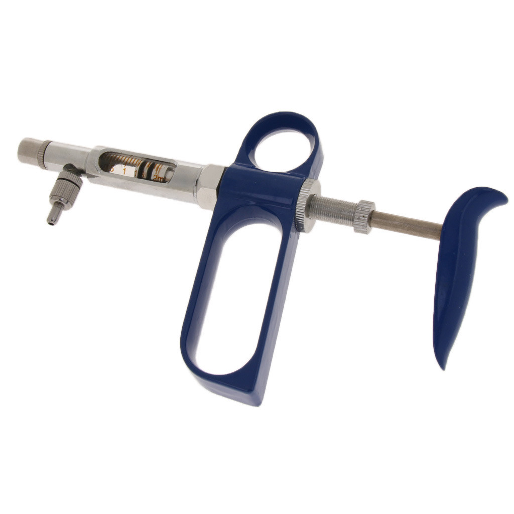 2ml Continuous Syringe Animal Injector Gun Pet Drench Gun For ...