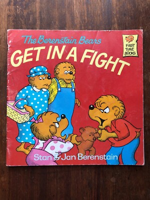 1982 “The Berenstain Bears Get In A Fight” Paperback Book” (MH156) | eBay