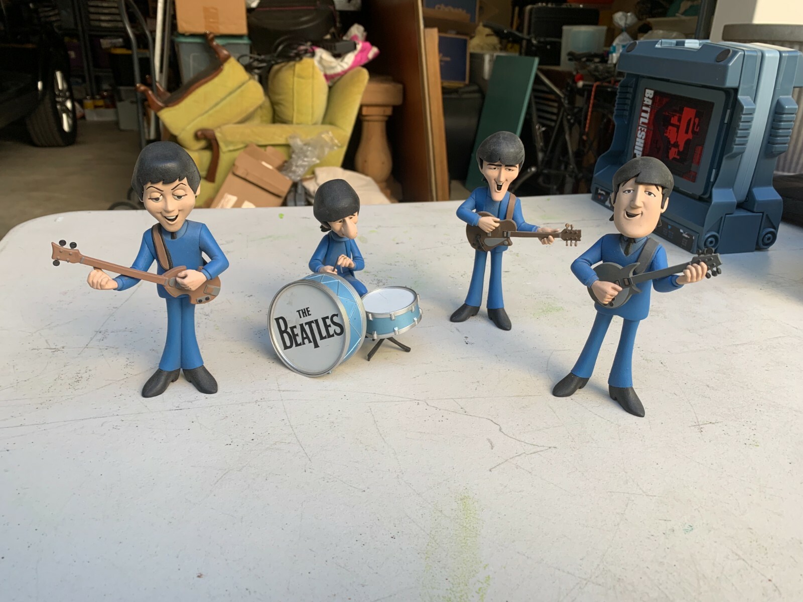 The Beatles Blue Rare Figurines | eBay