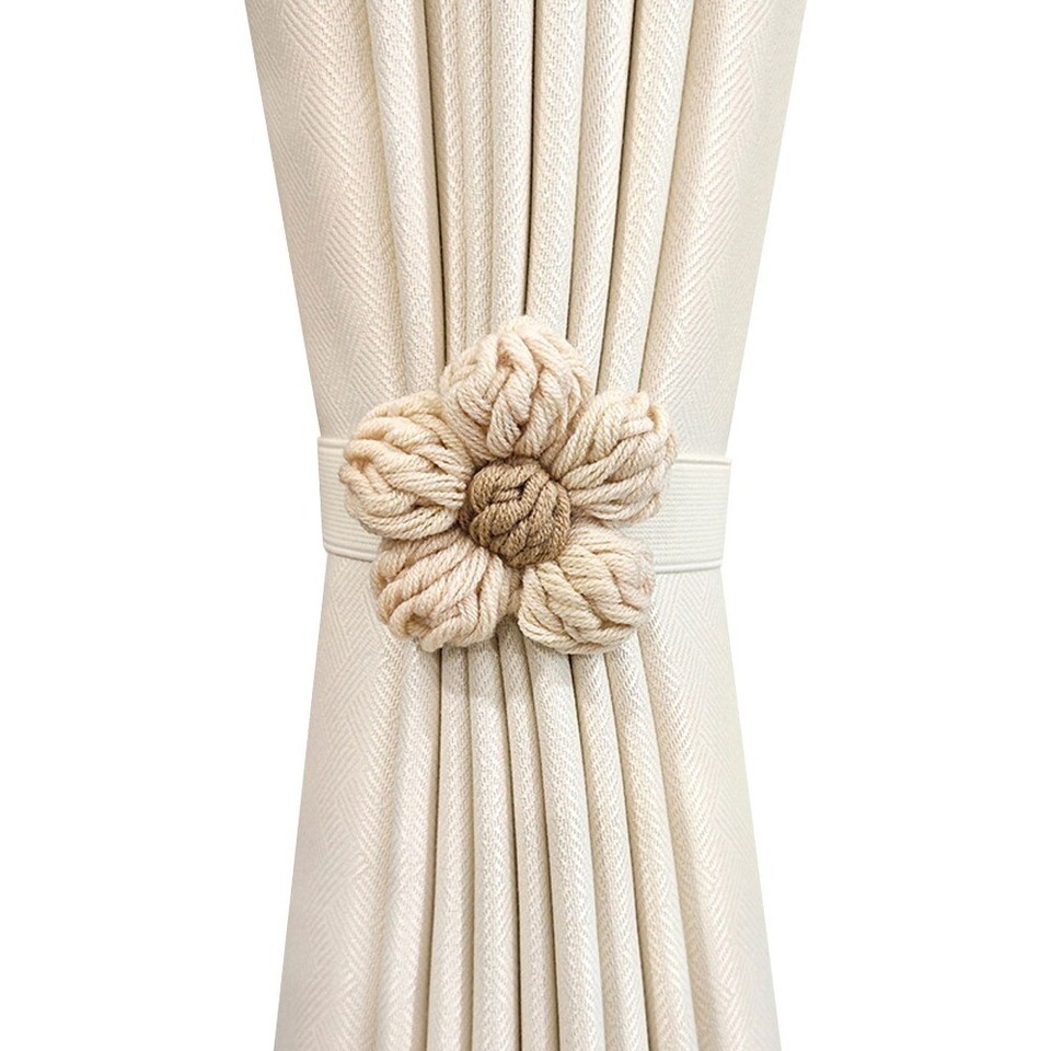 Cartoon Curtain Tieback Elastic Band Curtain Rope Holders Home Decor | eBay