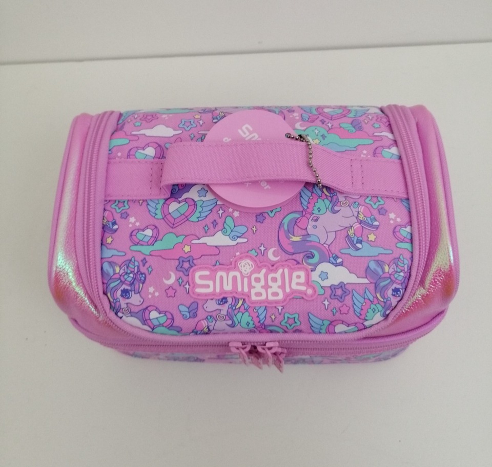 Smiggle Kid's Lunch Box & Stainless Steel Drink Bottle Pink Unicorn ...