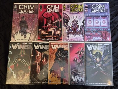 Horror comic book lot of 9! mixed lot. Grim Leaper. Vanish. Image ...