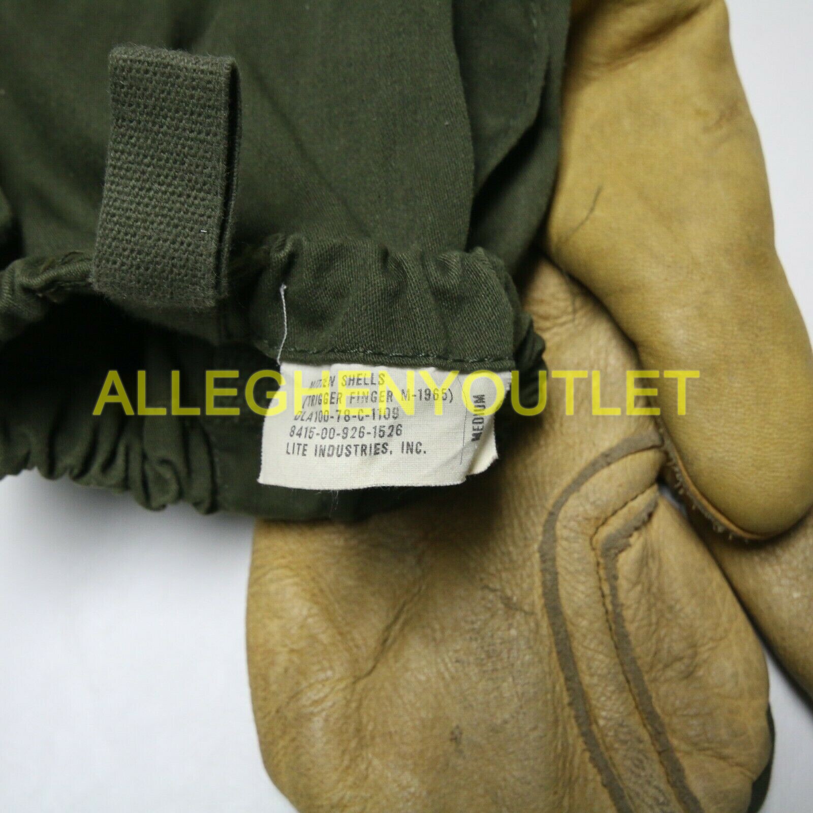 US MILITARY TRIGGER FINGER Gloves MITTEN SET SHELL+ WOOL INSERTS N/L ...