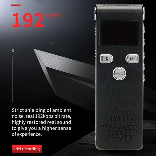 Digital Voice Recorder HD Noise Reduction Built In Dual Mic Recording ...