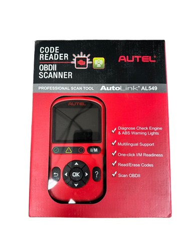 Autel AutoLINK Code Reader AL549 OBD2 Scanner Professional Scan Tool ...