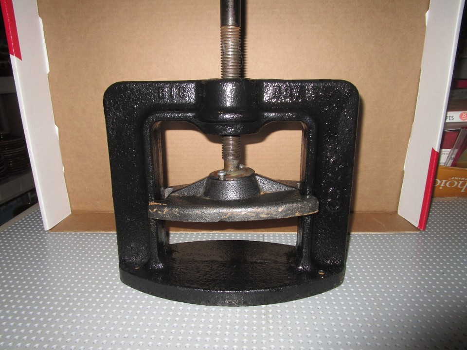 HANDLER BIG BOY HEAVY DUTY TWO FLASK PRESS 38 FOR DENTAL LAB--WORKS ...