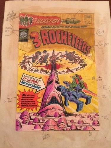 3 ROCKETEERS #1 Blast Off Harvey 1965 55 yrs old JACK KIRBY COVER ...