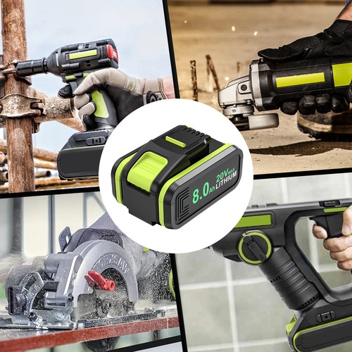 For WORX 20V Li-Ion Battery 8.0Ah WA3551 WA3551.1 WA3553 WA3553.1 ...