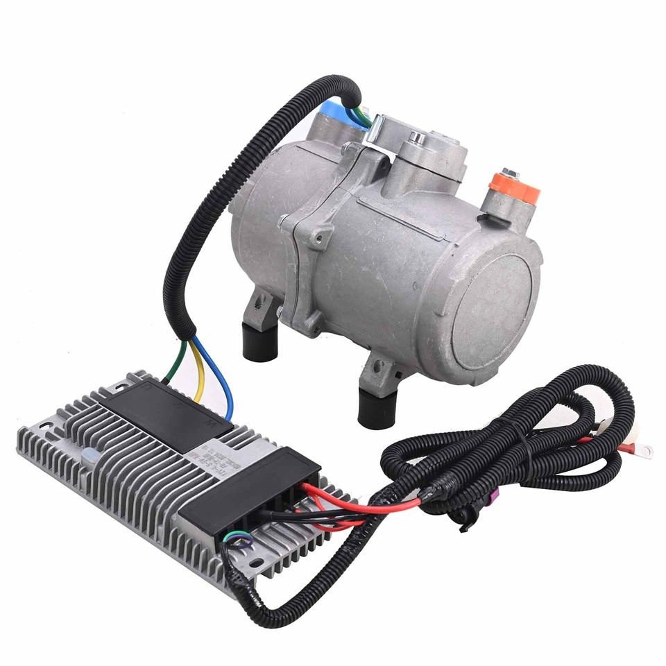Universal Electric Car Air Conditioner Kit 12V DC Compressor A/C ...