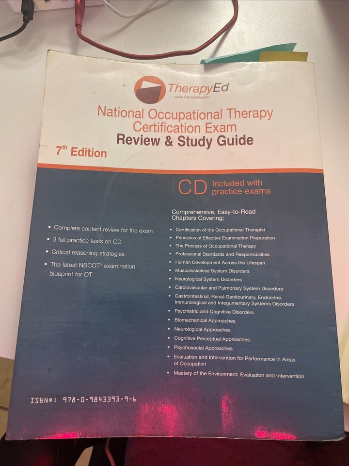 National Occupational Therapy Certification Exam Review and Study Guide ...