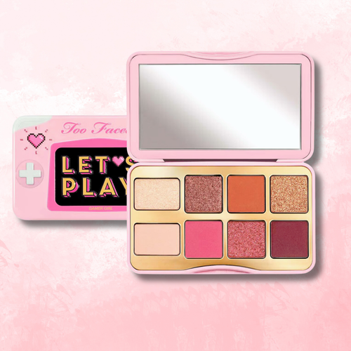 TOO FACED Pink Gold Eyeshadow Palette Let's Play 0.12 oz Bubble Gum ...