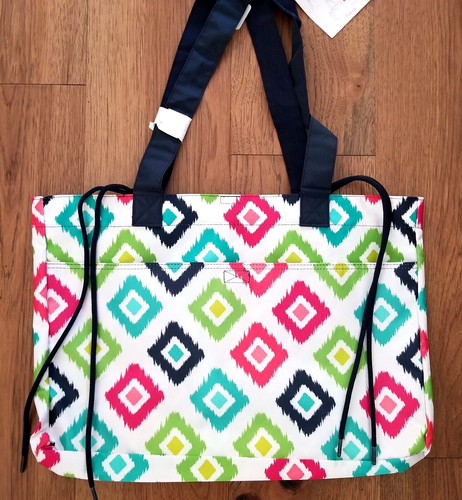 NEW! 31 Thirty One Soft Utility Tote in Candy Corners Beach Pool Travel ...