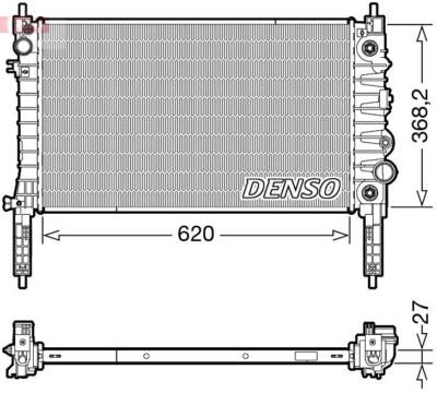 DENSO Radiator For OPEL Mokka X 12- 1300360 | eBay