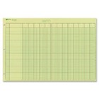 50 Sheets NATIONAL Analysis Pad, 13 Columns, Green Paper, 11 x 16.375 ...