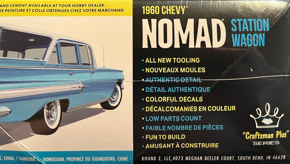 AMT 1402 1960 Chevy Nomad Station Wagon Model Car Mountain KIT 1/25 fs ...