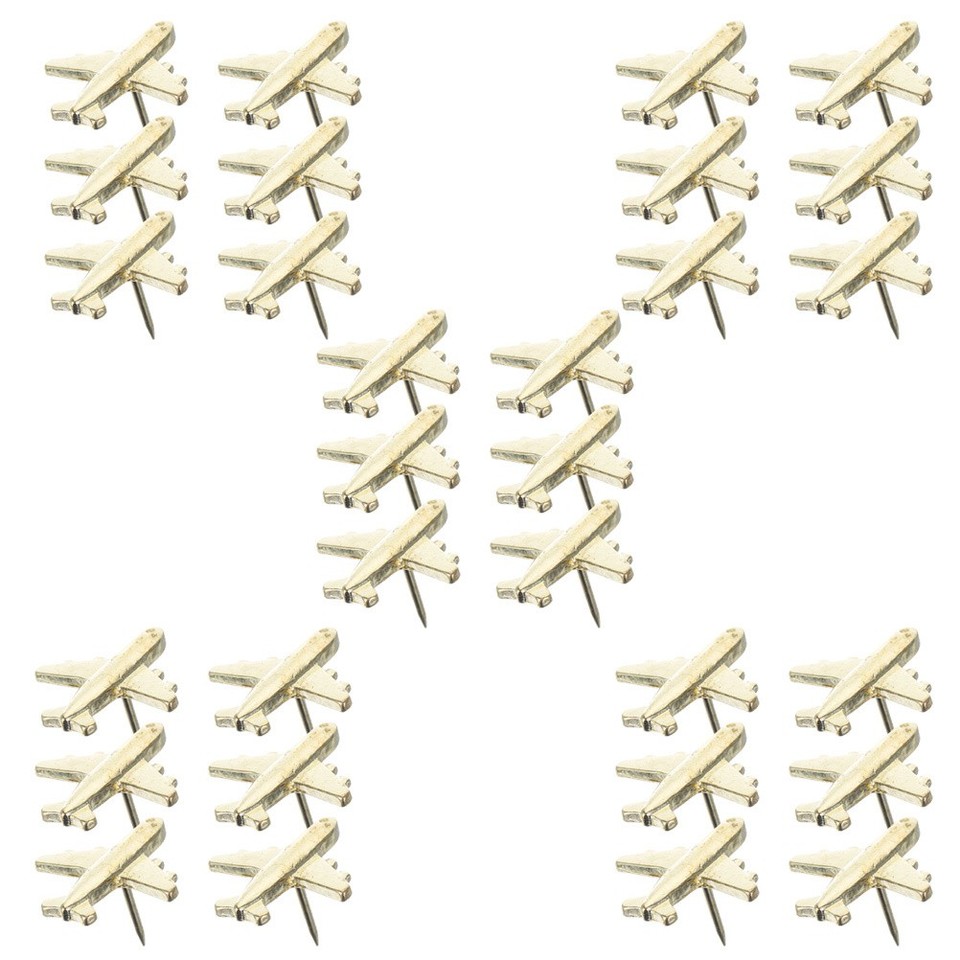 30Pcs Push Pin Bulletin Board Push Pin Airplane Cork Board Thumb Tacks ...