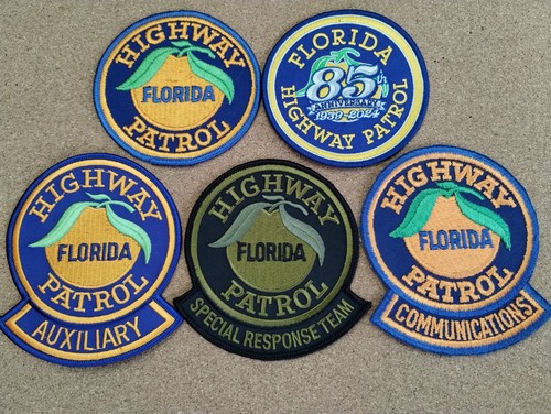 Florida Highway Patrol Patch Set Of 5 | eBay