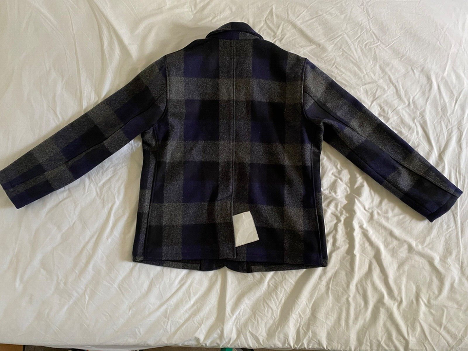 FILSON MACKINAW WOOL BLAZER BLACK/CHARCOAL/NAVY BUFFALOCHECK XL LIMITED ...